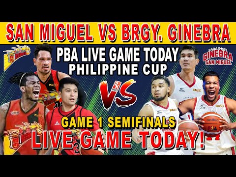 BRGY. GINEBRA vs SAN MIGUEL - GAME 1 SEMIFINALS | PBA LIVE FULL GAME TODAY PBA PHILIPPINE CUP 2K
