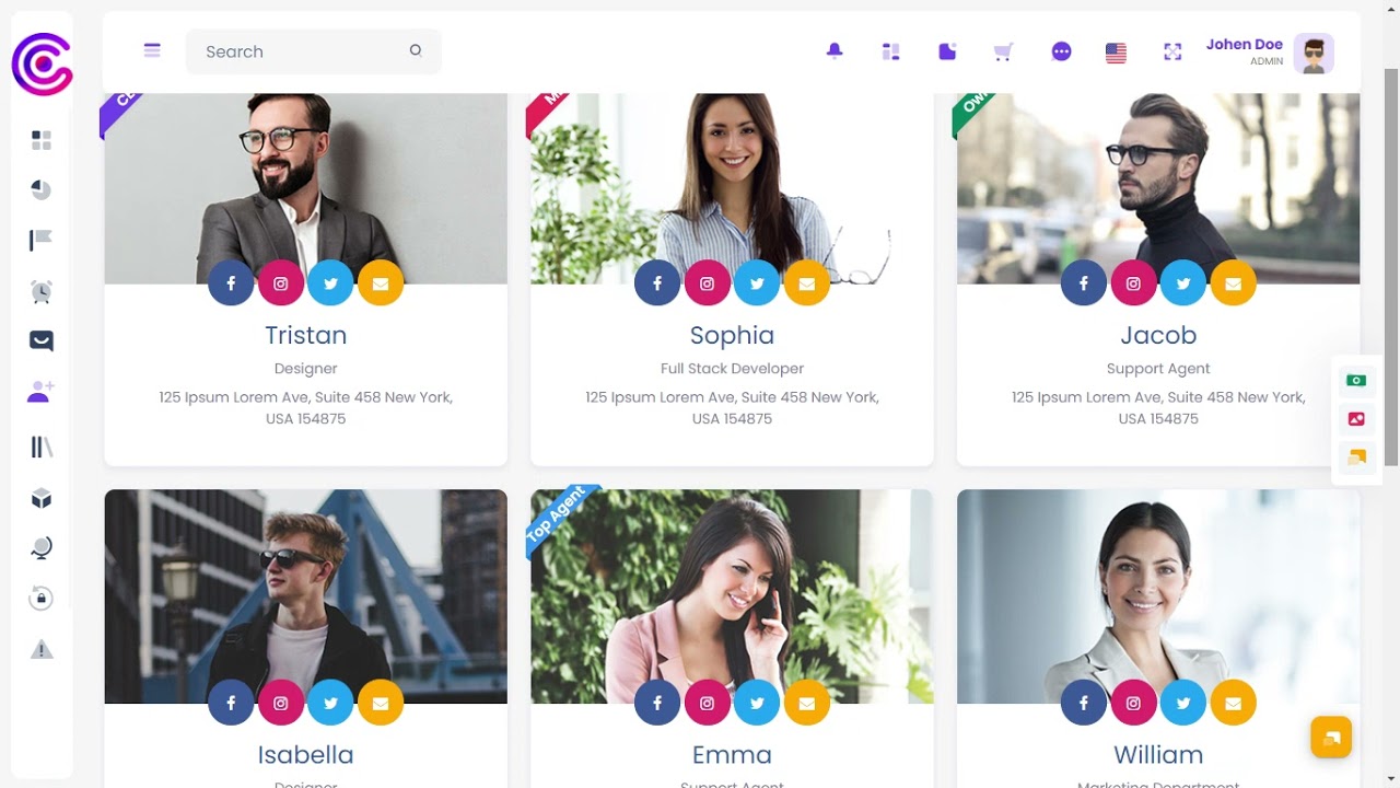 HRM Dashboard Bootstrap 5 Admin Template with LTR Light Theme