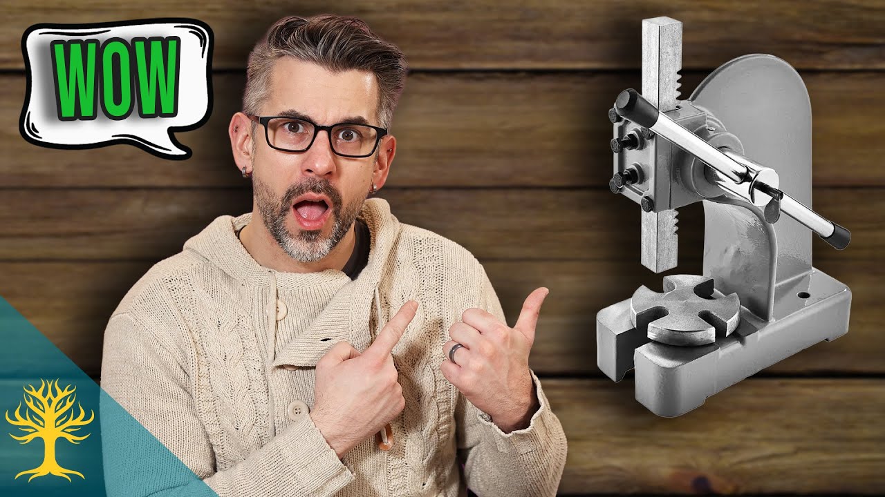 Creating the perfect leather tool (Arbor Press Mod)
