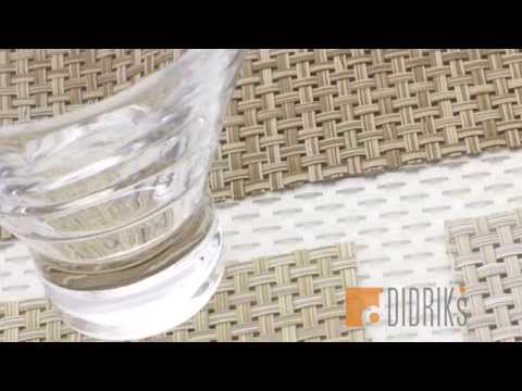 Chilewich Basketweave Placemats and Runners at Didriks