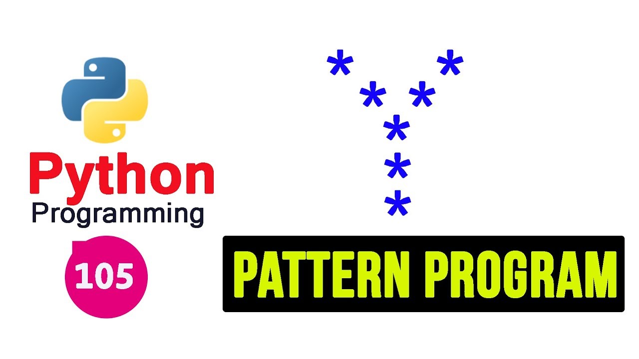Python Pattern Programs - Printing Stars in Y Shape