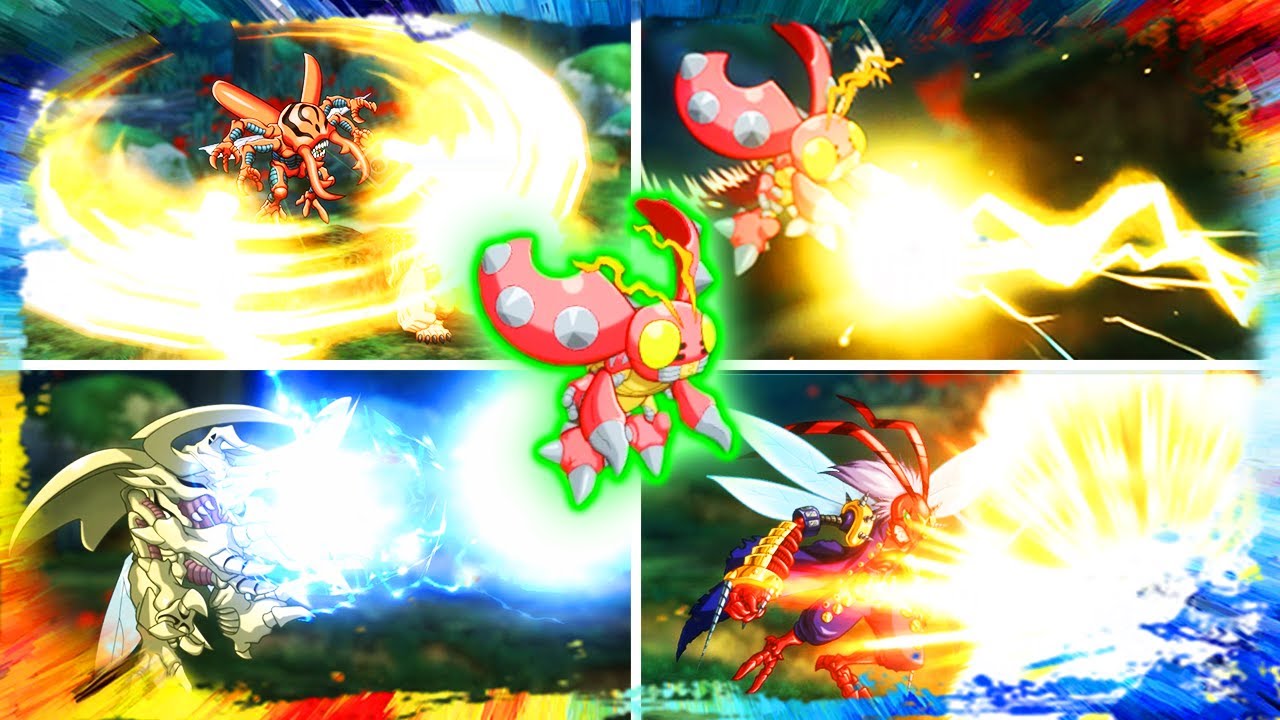 Digimon Survive All TENTOMON Evolution Signature attack