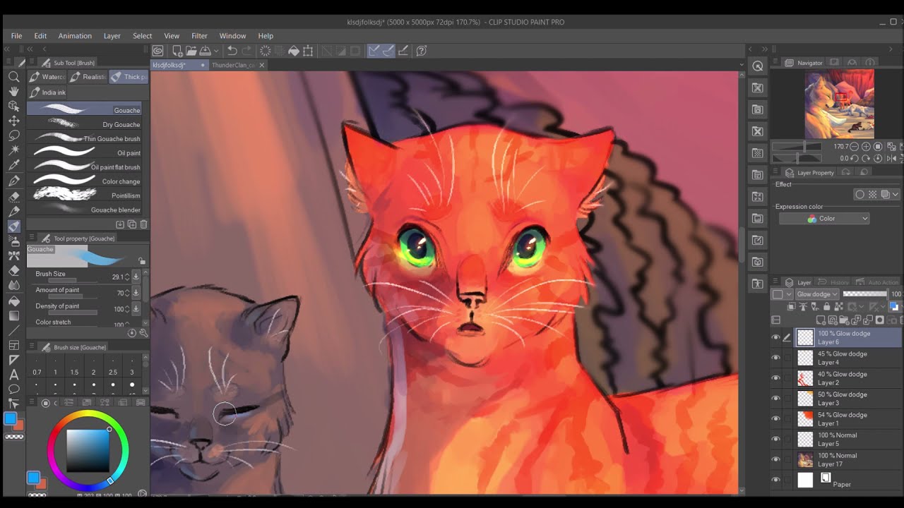 She loves you, Fireheart - Warrior Cats Speedpaint