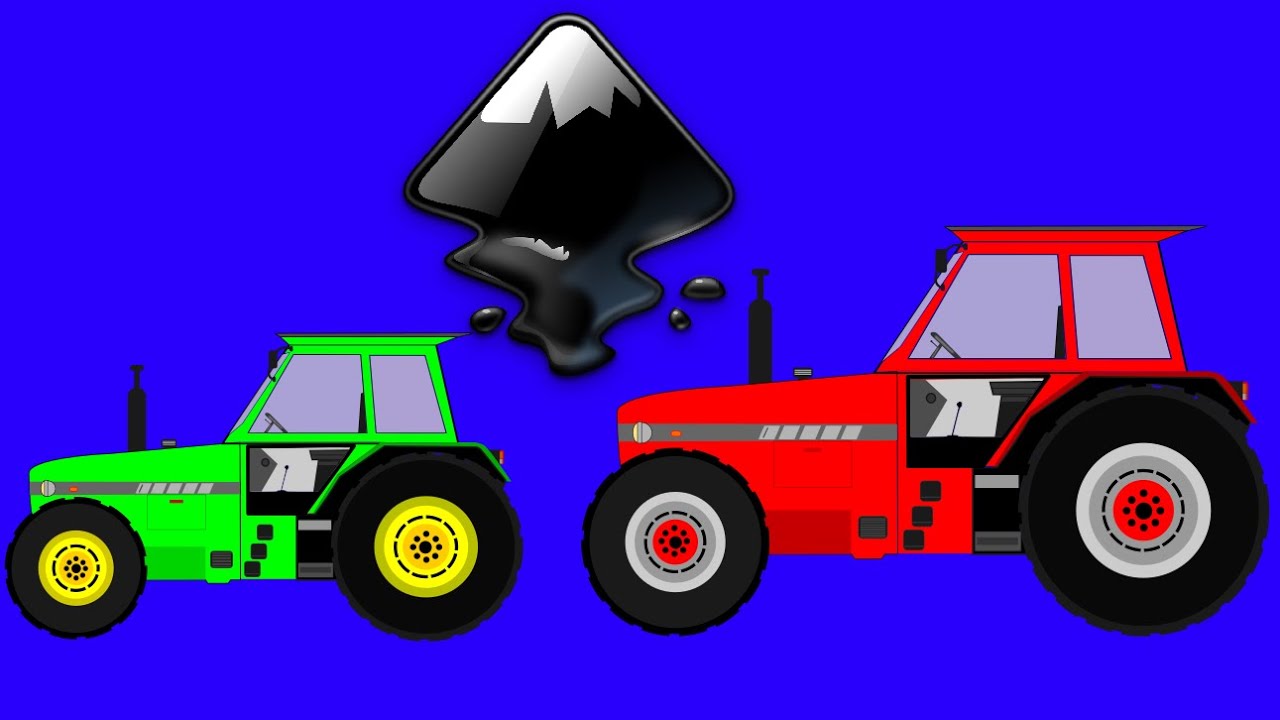 Cartoon Tractor - Vector Illustration in Inkscape