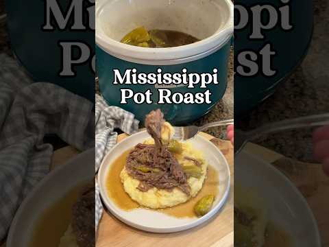 Ranch Packet + Pot Roast = The VIRAL Dinner Everyone's Making! 🤯Crockpot MISSISSIPPI POT ROAST
