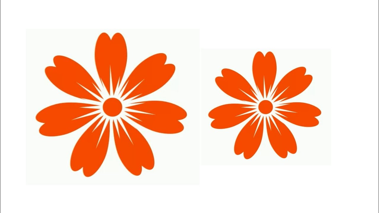 #143। How To Make flower Design । Basic Coreldraw  in Hindi