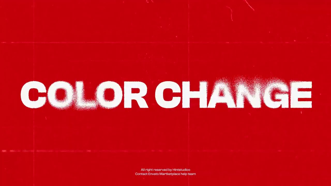 Grunge Text Effect - Titles | After Effect Template