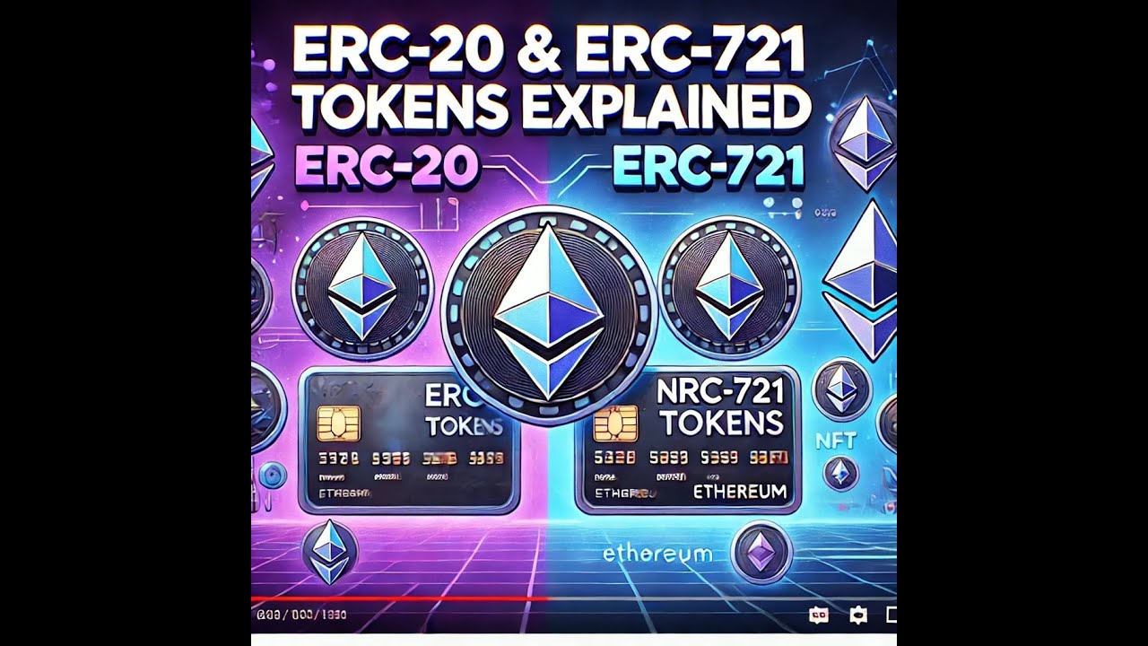 Understanding ERC-20 & ERC-721 Tokens | Crypto Token Standards Explained!