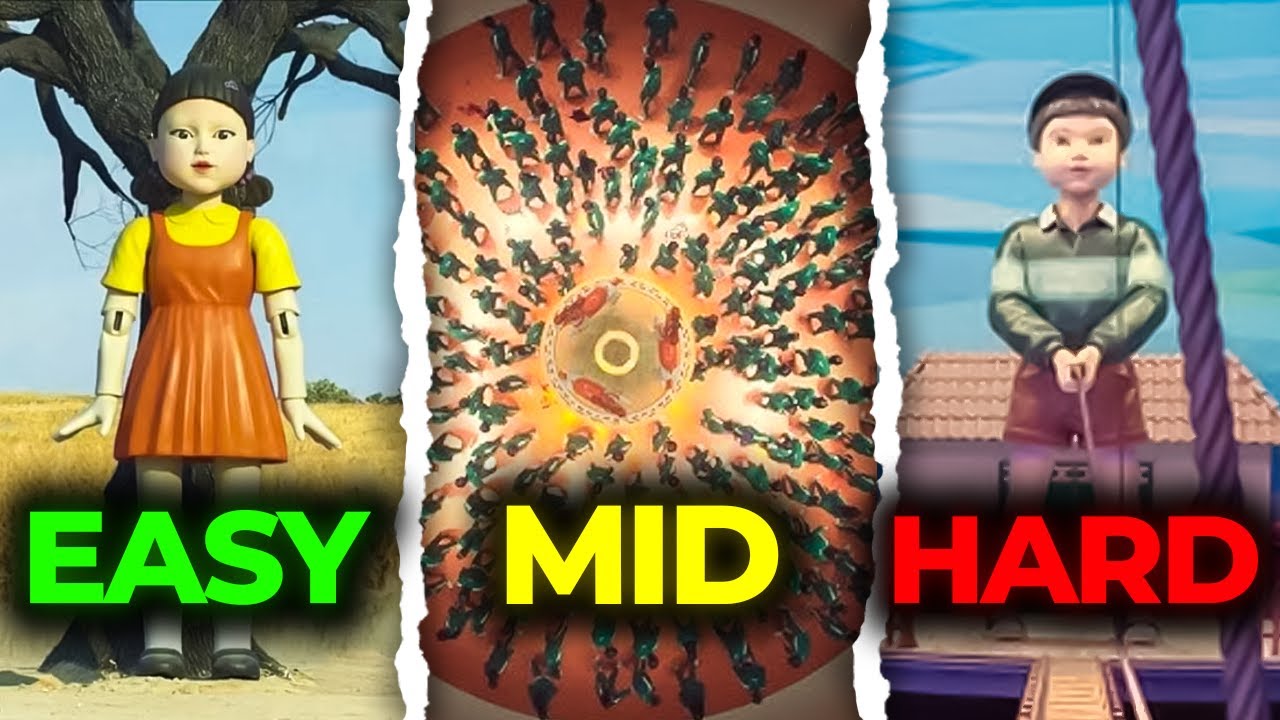 The DEADLIEST Games in Squid Game (ALL SEASONS)