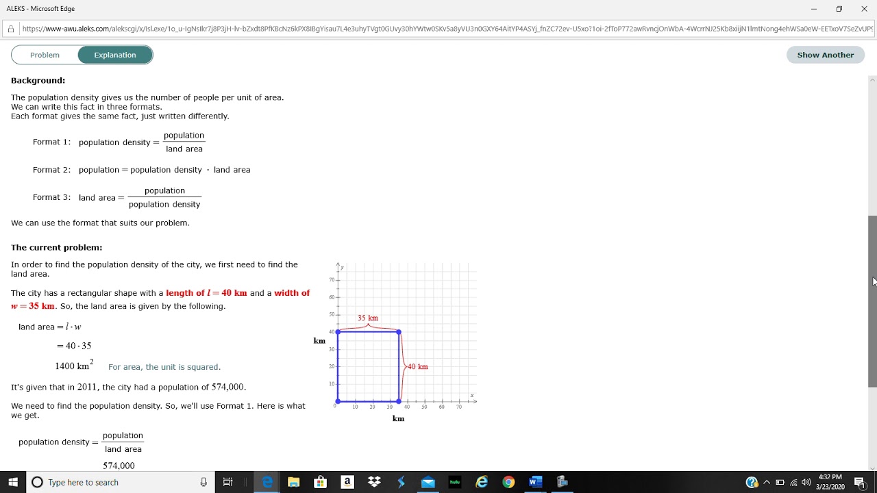 11-7 Word Problems on Population Density
