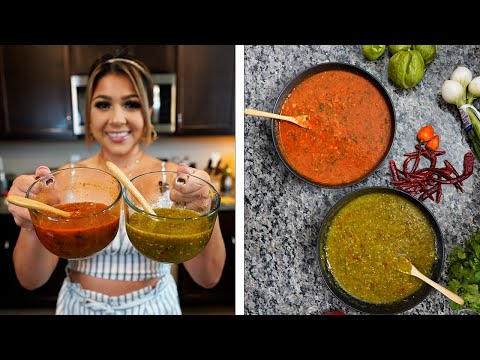 THE ONLY TWO SALSAS YOU WILL EVER NEED FOR YOUR TACOS!!!