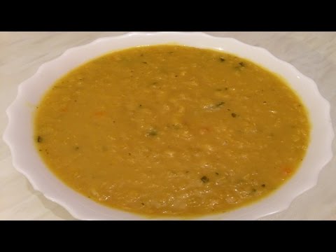 How To Make Lebanese Red Lentil Soup - وصفات رمضانية - طريقة تحضير شوربة العدس الاصفر اللبنانية