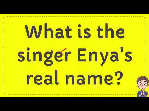 What is the singer Enya's real name?