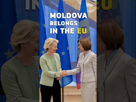 Ursula von der Leyen: Moldova belongs in the EU