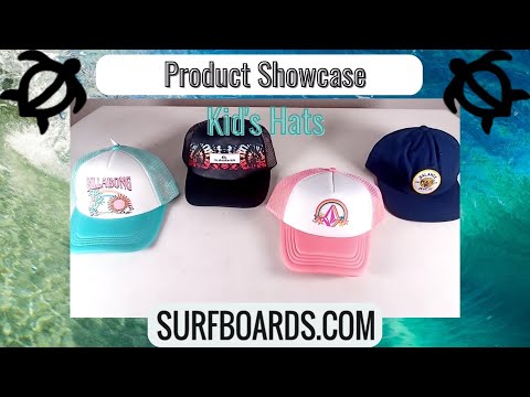 Product Showcase: Kid's Hats from Four Brands. Billabong, Quiksilver, Volcom, & RVCA