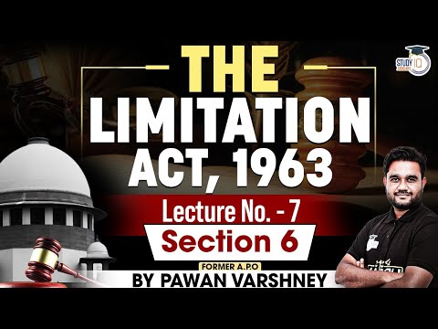 The Indian Limitation Act, 1963: Section 8 Video Lecture - Crash Course for Judiciary Exams