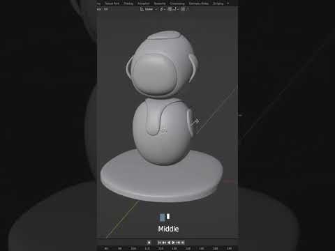 🏠Modeling Eilik in Blender