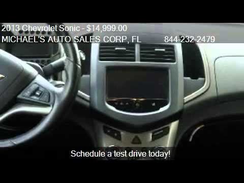 2013 Chevrolet Sonic LTZ for sale in Hollywood, FL 33023 at