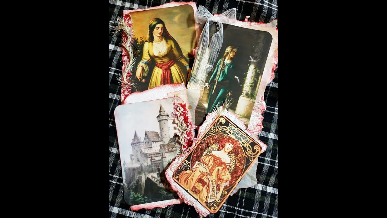 Lets make some Tags for the Medieval and Lace Journal
