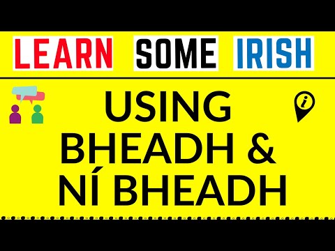 What Does Bheadh Mean In Irish?