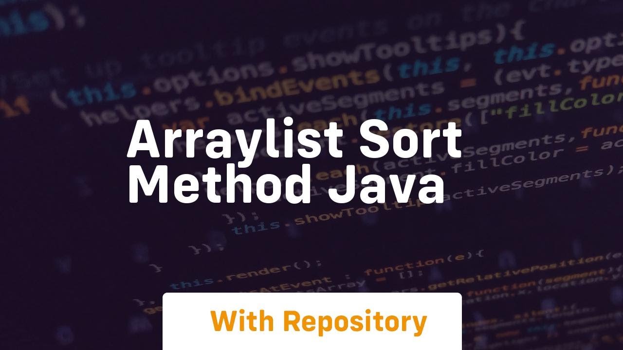arraylist sort method java