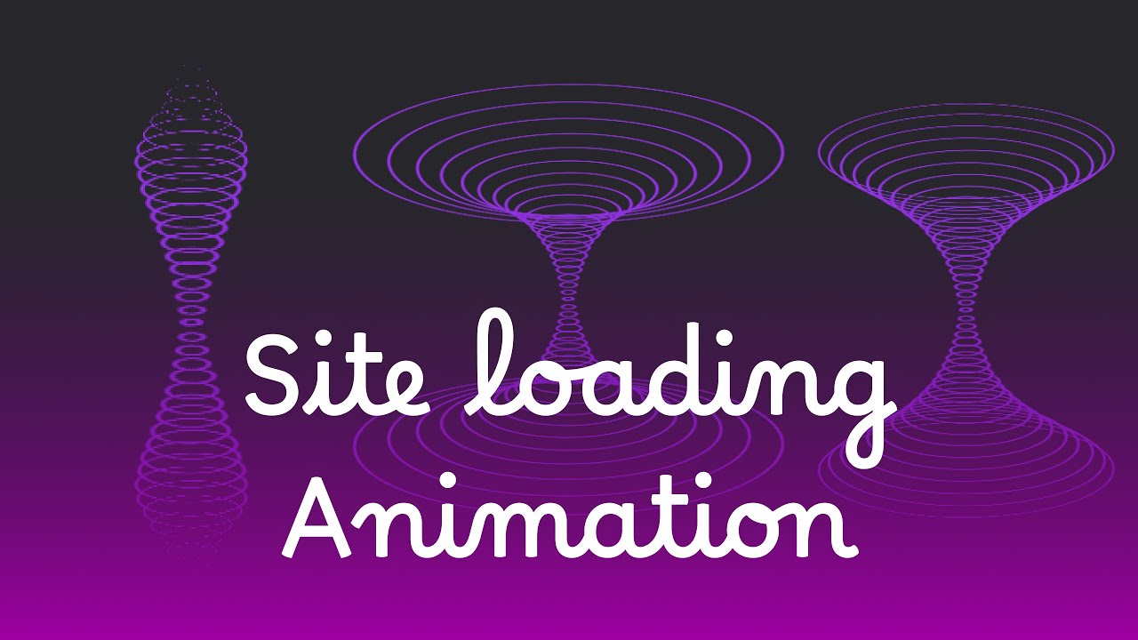 Mesmerizing 3D Tornado Loading Animation | Web Art