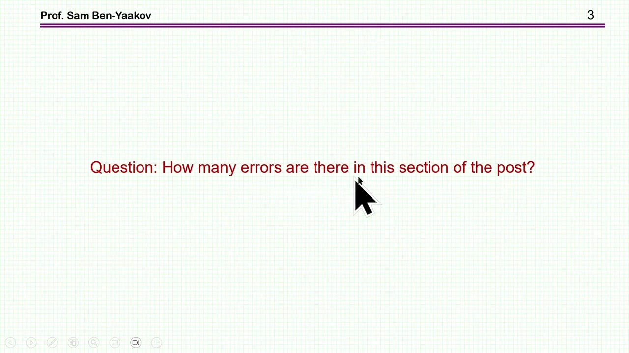 Electronics riddle: Errors in an AI flop