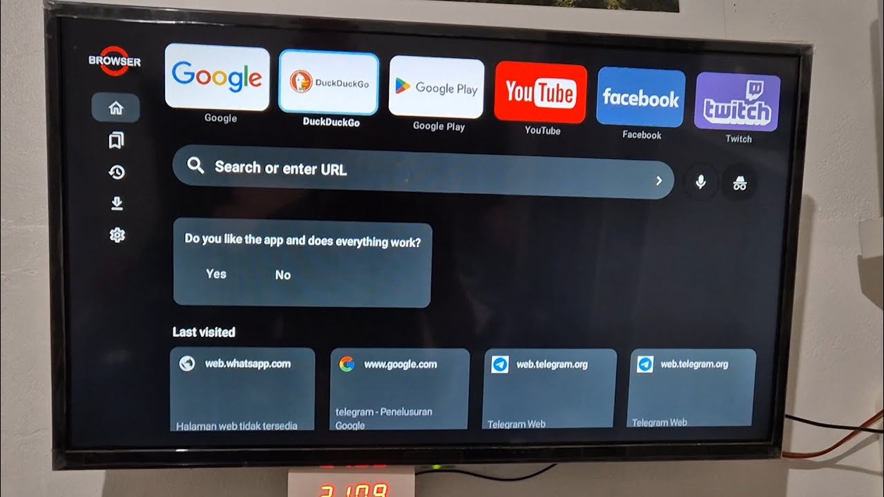 CARA BROWSING DI TV ANDROID 
