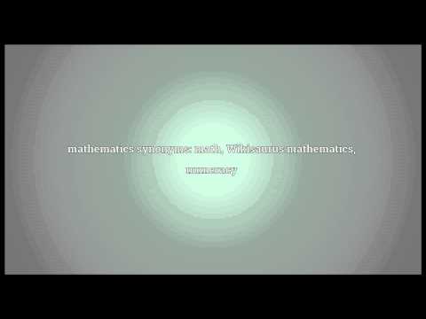 Mathematics Meaning