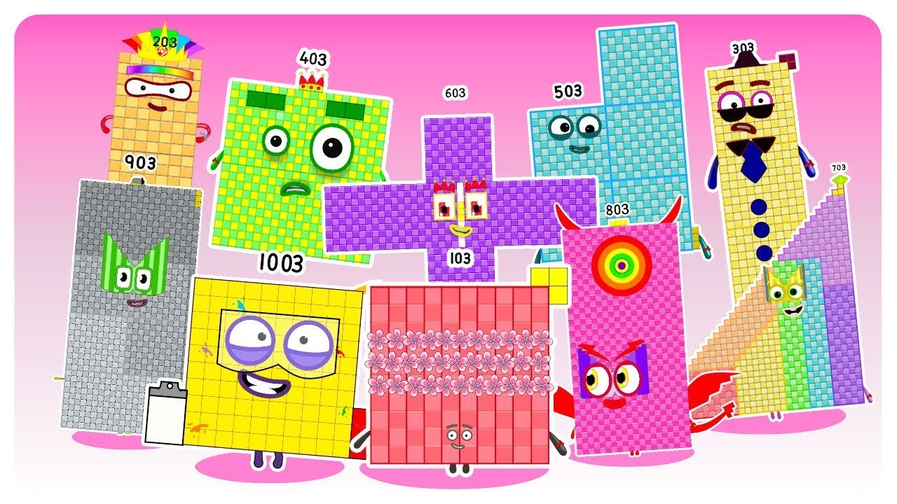 FNF Sprunki OC Numberblocks 103 to1003 | Compilation Incredibox #sprunki #numberblocks #incredibox
