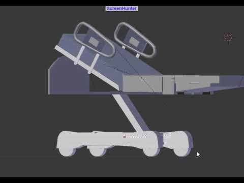 Sims 2 Birthing Bed Animation in Blender