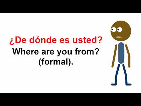 Learn Basic Spanish - How to say What is your Name in Spanish?