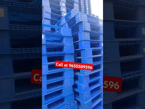 Multiple Size Plastic pallet are available call us #plasticpallet #factoryproducts #palletlogistics