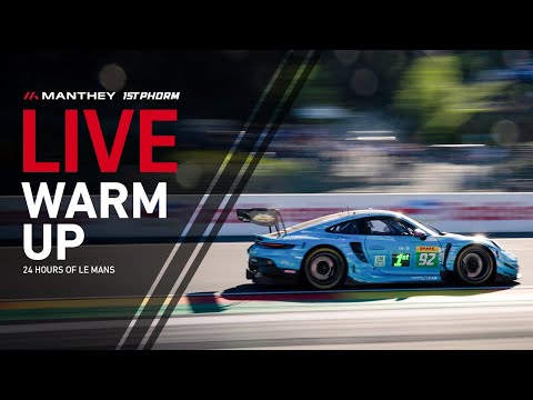 Liveonboard Porsche 911 GT3 R No. 92 | 93rd 24 Hours of Le Mans | Manthey 1st Phorm | Warm Up
