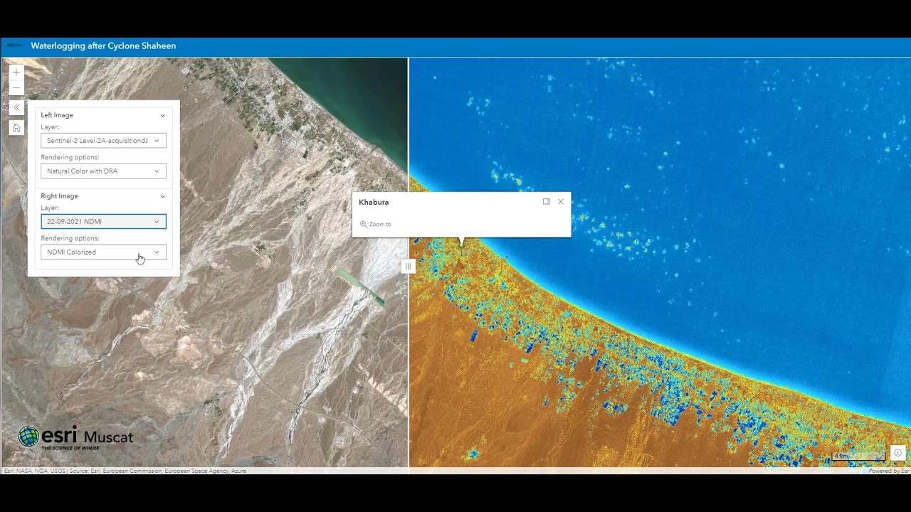 Sentinel-2 Image Indices in AGOL