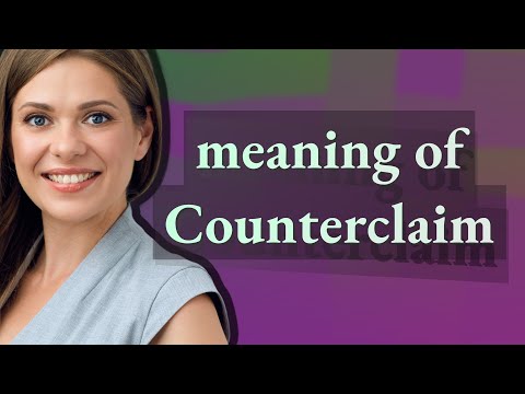 Counterclaim | meaning of Counterclaim