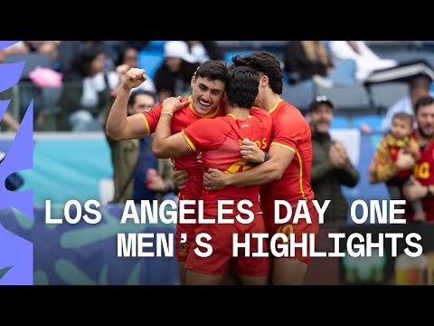 UNMISSABLE action! ???? | HSBC SVNS Los Angeles 2025 | Day One Men's Highlights