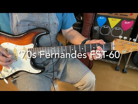 Fernandes FST-60 '70s Vintage MIJ Stratocaster Type Electric | Reverb