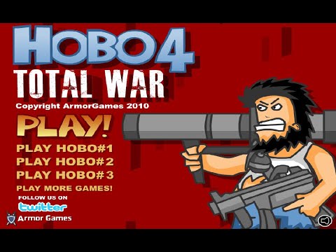 Hobo 4: Total War [2010] (Flash) - Longplay