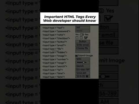 important html tags that everyone should know