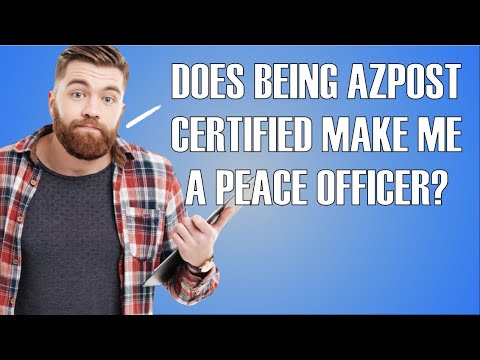 What Makes a Peace Officer