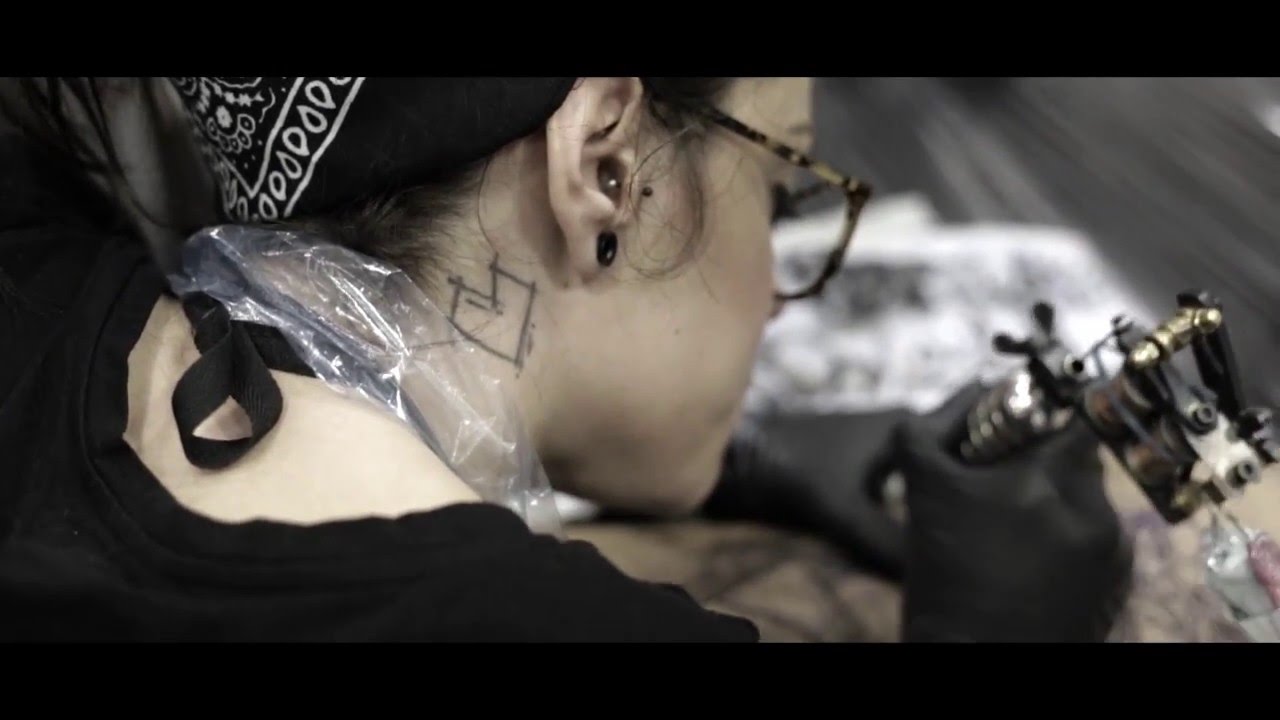 Renee Official Video-Timelapse (Neotraditional-Blackwork Tattoo ) 2016