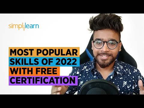 Most Popular Skills Of 2022 With Free Certification | Best IT Certifications For Free | Simplilearn