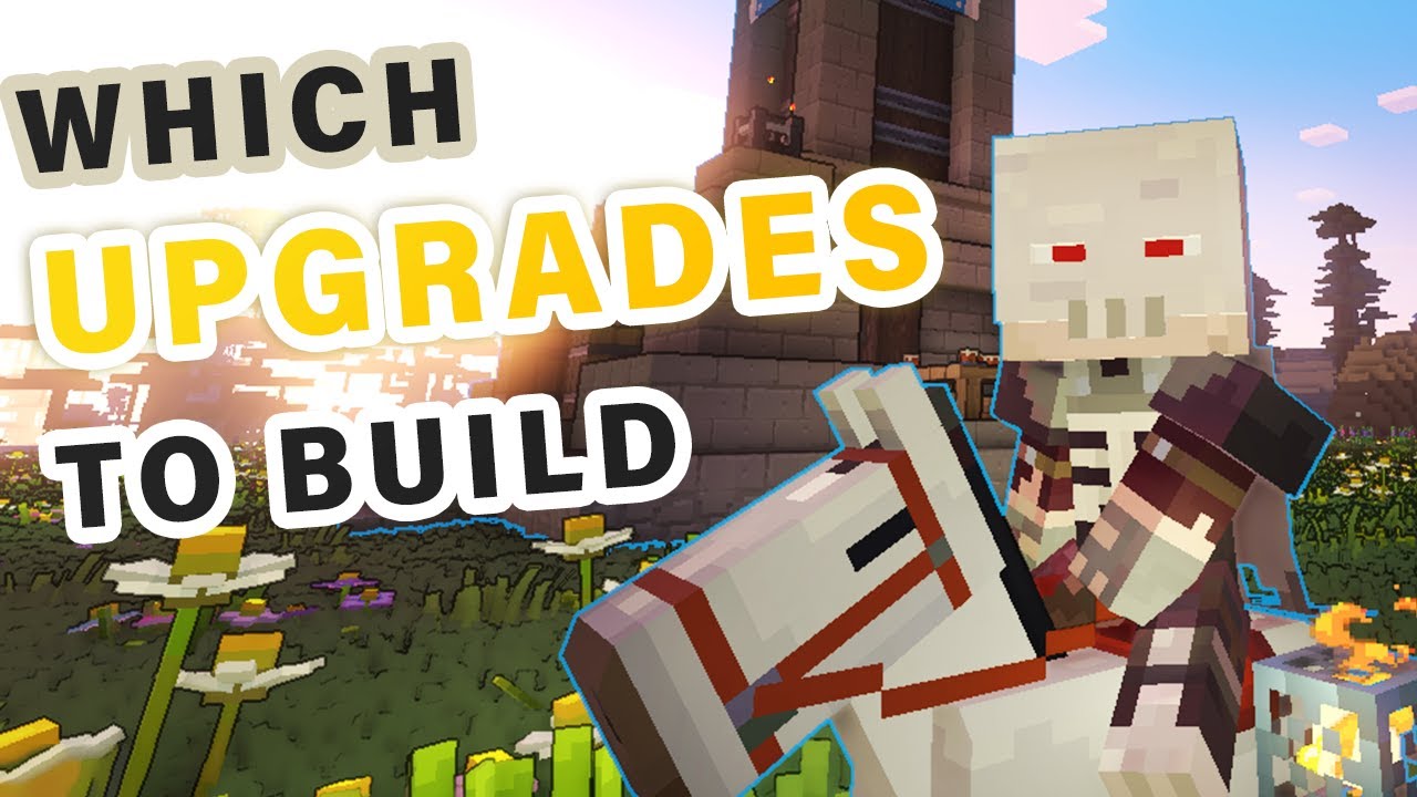 Which UPGRADES to Build First ► Minecraft Legends