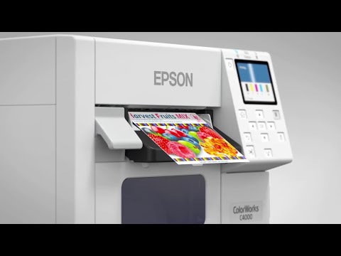 Impressora de Etiquetas ColorWorks C4000 | Produtos | Epson Brasil