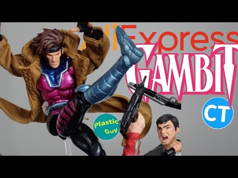 New CT Toys GAMBIT Bootleg Mafex No.131 AliExpress X-MEN Action Figure Review