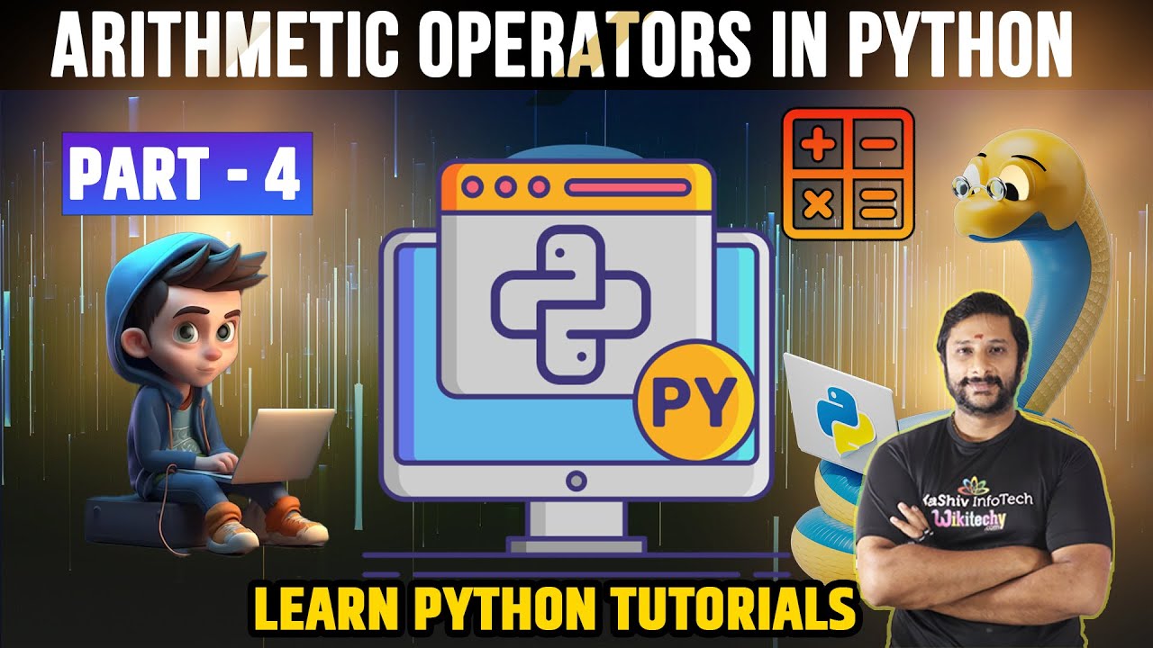 #4🐍 What is Arithmetic Operators | Learn Python Tutorial for Beginners | Python Arithmetic Operators
