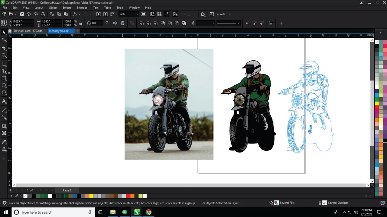 Coreldraw Speed Art - Ahsan Sabri
