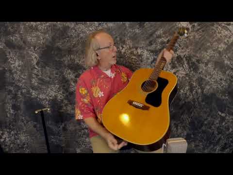 Video Demo Vintage 1976 Guild D-41 NT Super Dreadnought Jumbo | Reverb