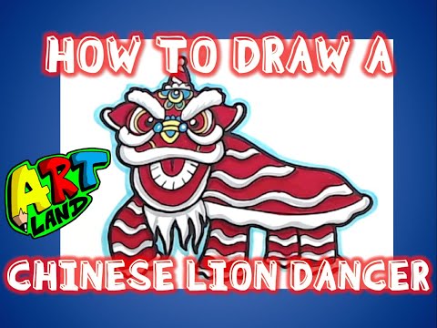 How to Draw a Chinese Lion Dancer